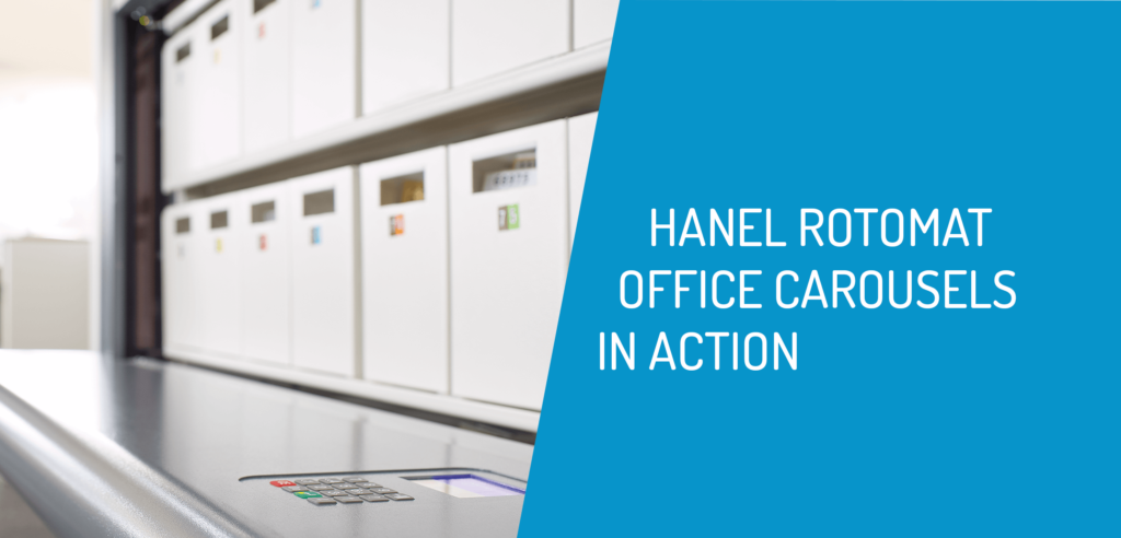 Hanel Rotomat Office Carousels in Action - Headland Storage